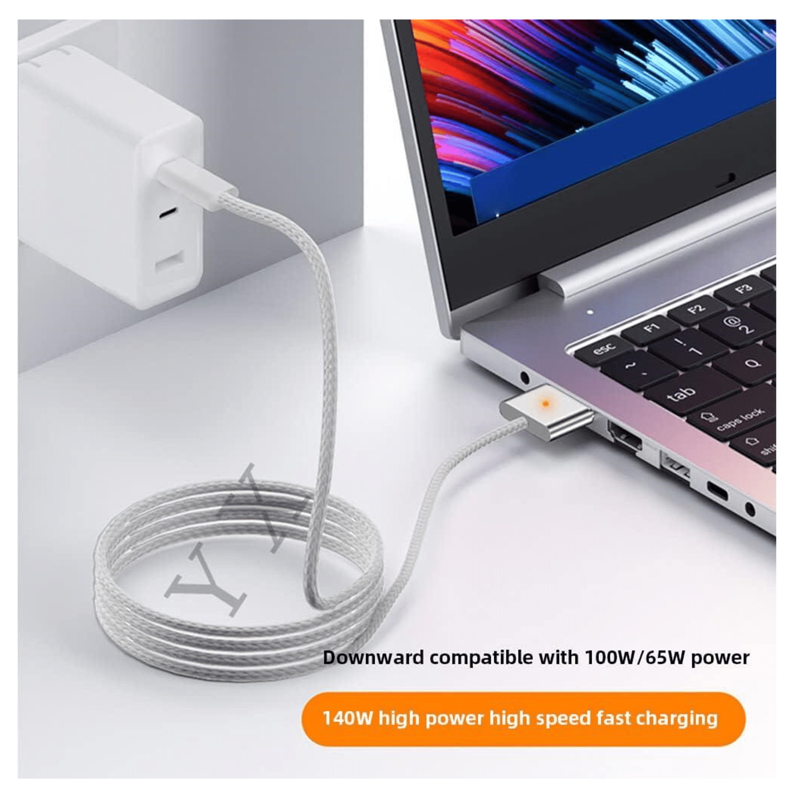 USB-C naar MagSafe 3 kabel (2 meter) - USB-C-Adapters.nl